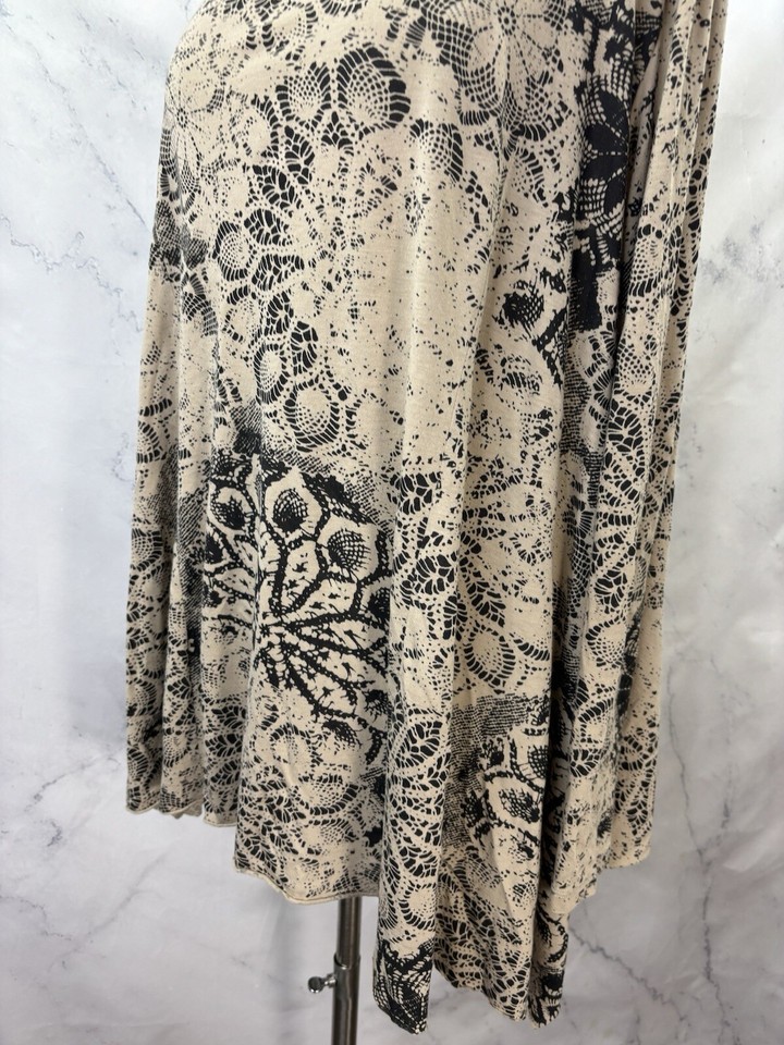 Peruvian Connection Tunic Blouse Shirt L Asymmetrical Dollie Artsy ...