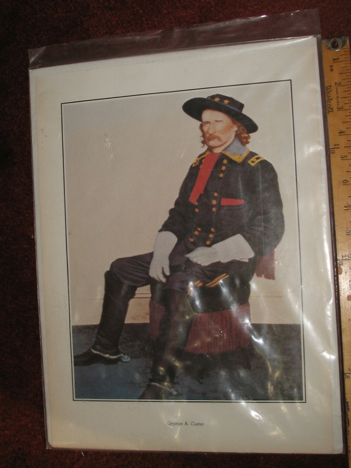 Major-General George Armstrong Custer Print ~13 x 17 ~Matthew Brady ...