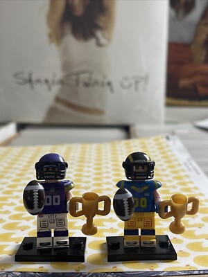 MINNESOTA VIKINGS LOS ANGELES ST. LOUIS RAMS NFL FOOTBALL LEGO MINIFIG ...