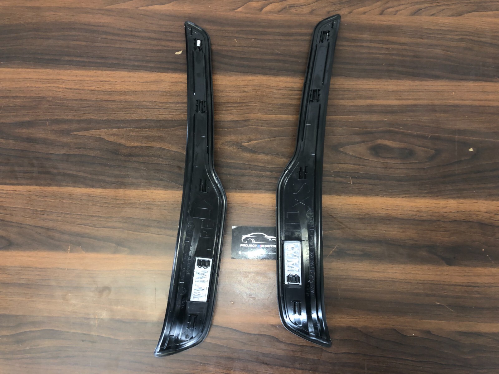 OEM BMW 09-11 E90 3-SERIES SET OF 2 REAR DOOR SCUFF SILL PLATE TRIM ...