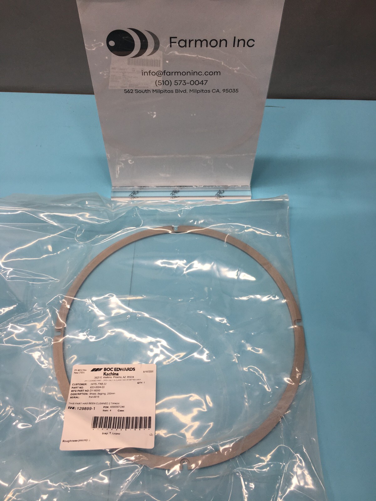 D116050 SHIELD, SEGRING, 200MM, 120340 | eBay