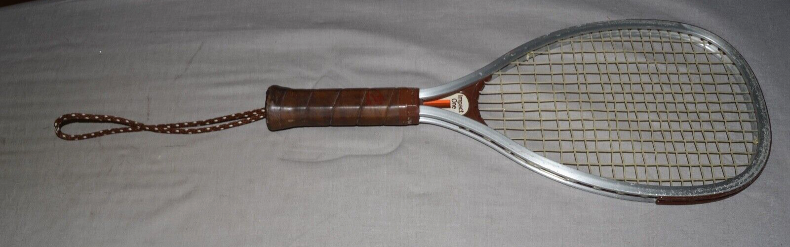 19" Vintage AMF Voit Impact One Racquetball Racquet 4 1/4-Brown/Orange ...