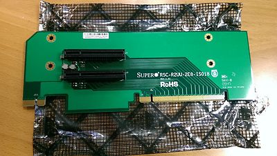 SUPERMICRO RSC-R2UU-2E8 ISO18 PCIe PCI Express X8 RISER Board CARD | eBay