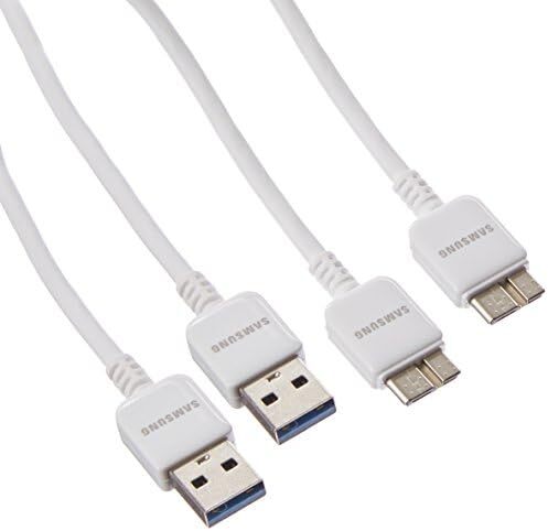 Galaxy S5 Note 3 Data Cable 2 Pack White High-Speed Charging Connector ...
