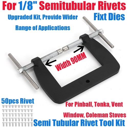 For 1/8" Dia.Tubular Rivets Fixt Dies Vent Window Fixed Semi Tubular ...