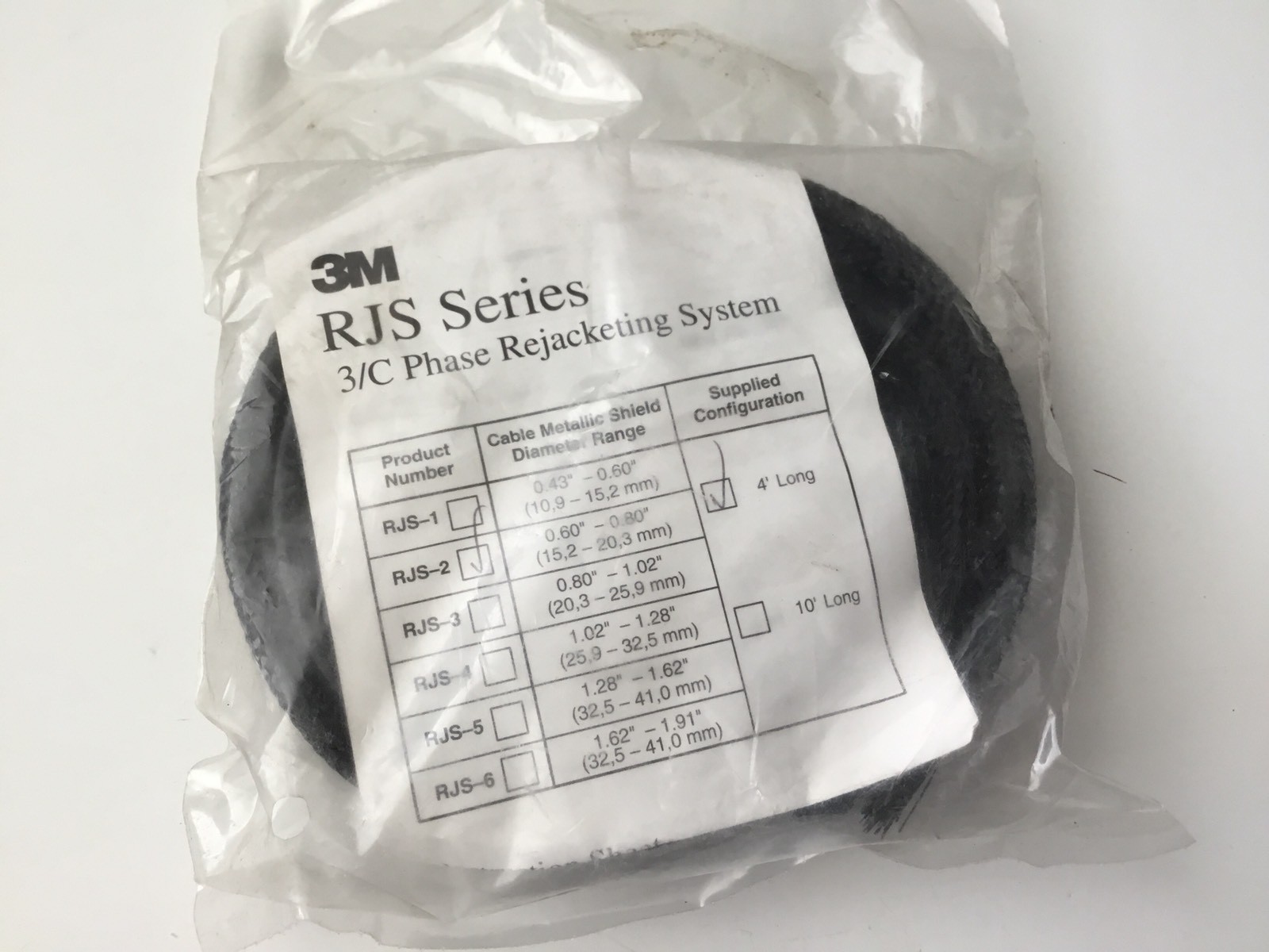 3M RJS-2 3/C Phase Rejacketing System, 4 Ft | eBay
