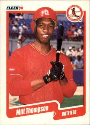1990 Milt Thompson Fleer Baseball Card #262 | eBay