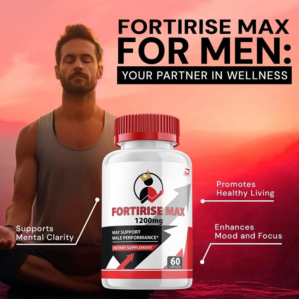(5 Pack) Fortirise Max for Men Capsules – FortiriseMax Pills Vitamin ...