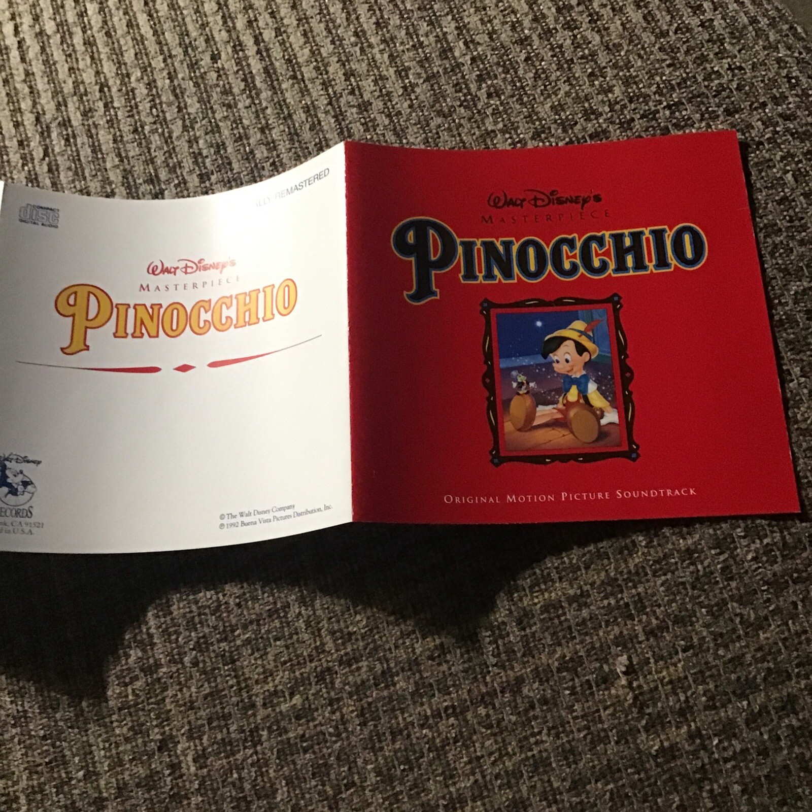 PINOCCHIO 1940 CD ORIGINAL SOUNDTRACK REMASTERED EDITION 25TRX | eBay UK