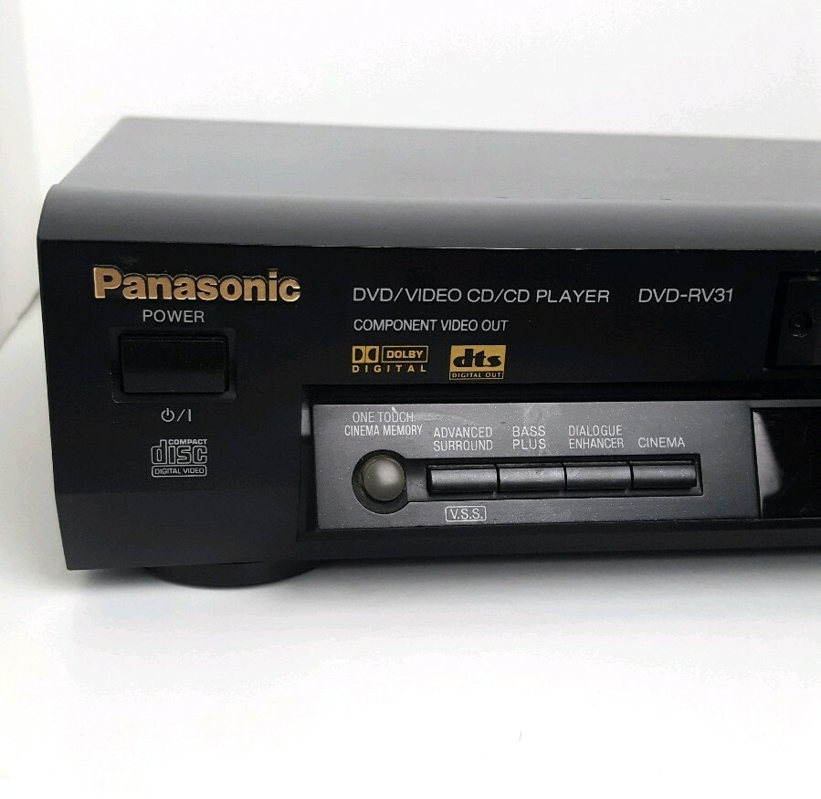 Panasonic DVD-RV31 DVD Player with Remote 37988405312| eBay