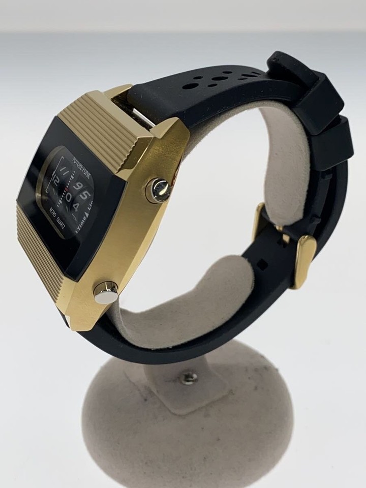 FUTURE FUNK Watch/RETORO QUARTZ/Rubber/BLK/BLK/FF104/// | eBay