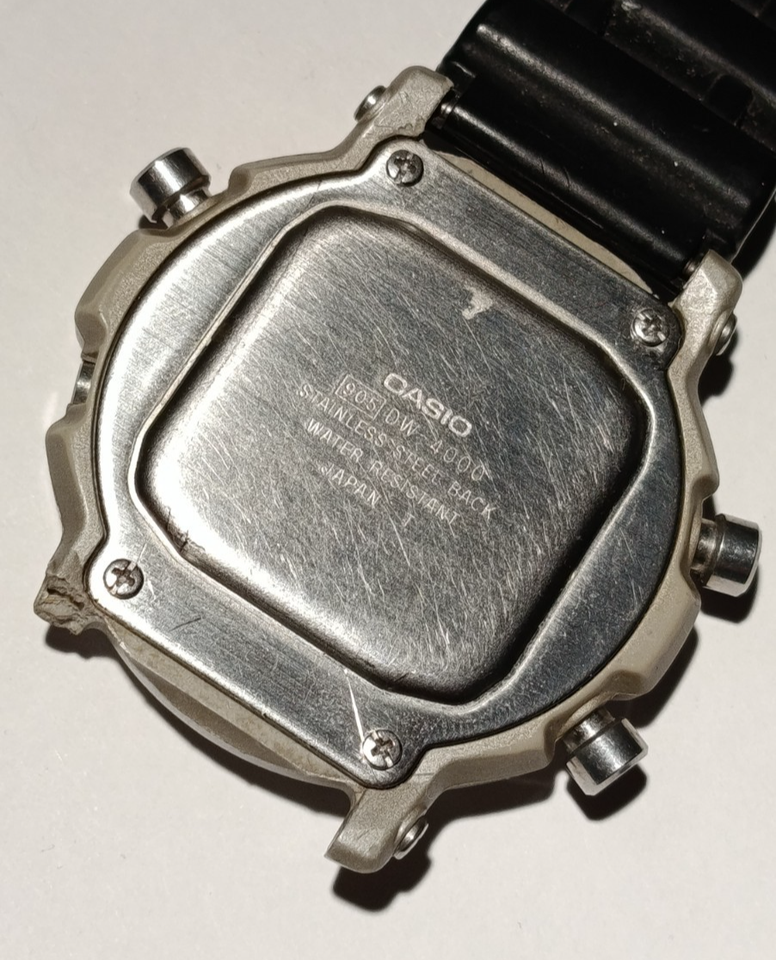 Casio Sky Walker Timecop DW-4000 vintage – Module 905 – Working ...