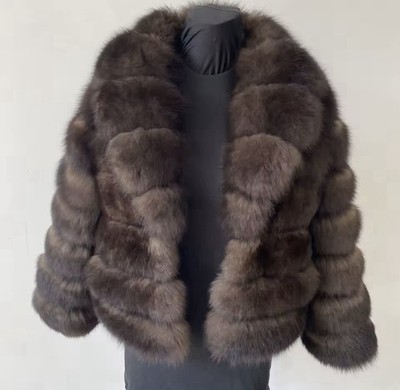Damen Echt Pelz Jacke In Verschiedenen Farben Echtpelz Pelzjacke | eBay.de