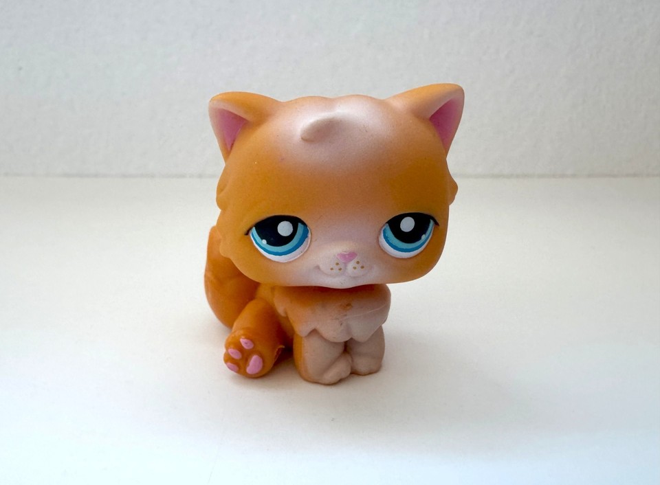 Littlest Pet Shop Persian Cat #153 with Skateboard Authentic Hasbro LPS ...