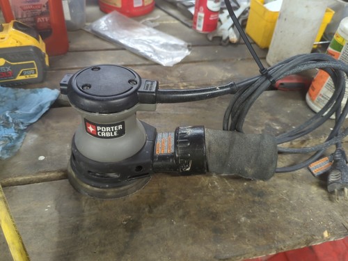 Porter Cable model 382 random orbital 5" hook and loop palm sander | eBay
