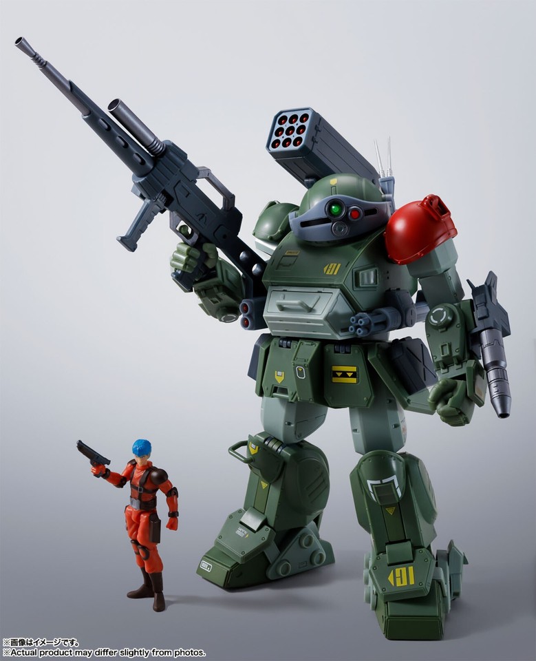Votoms Scopedog Red Shoulder Custom 6.5in Anime Action Figure Hi-Metal ...