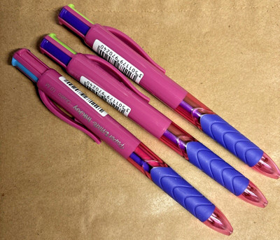 Paper Mate Inkjoy QUATRO 0.7mm 4 Colour Pen,ASSORTED COLOURS (3 PENS ...