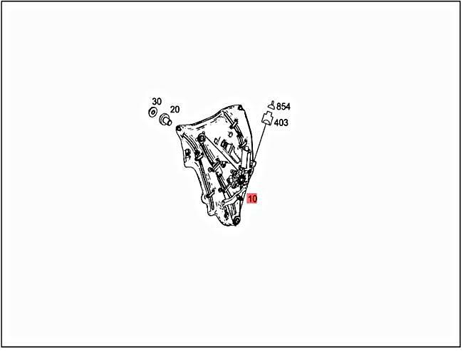 Genuine MERCEDES A209 C209 CLK C209 Window lifter 2096700103 | eBay