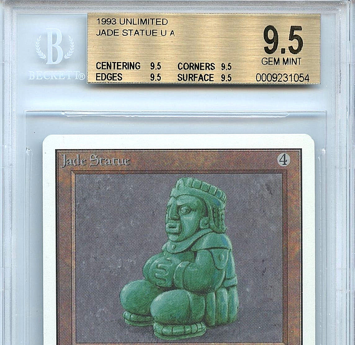 MTG Unlimited Jade Statue BGS 9.5 Gem Mint Card Magic Gathering WOTC ...