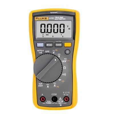 1X Fluke 117C Digital Multimeter Non-contact voltage detection CAT III ...