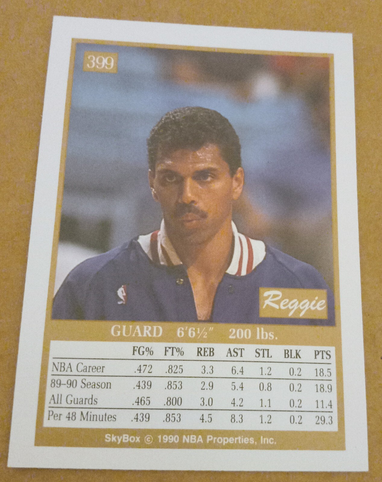 1990-91 SkyBox REGGIE THEUS Basketball Card #399. NEW JERSEY NETS. | eBay