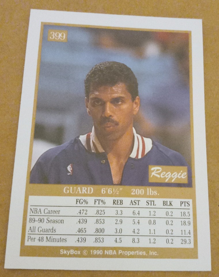 1990-91 SkyBox REGGIE THEUS Basketball Card #399. NEW JERSEY NETS. | eBay