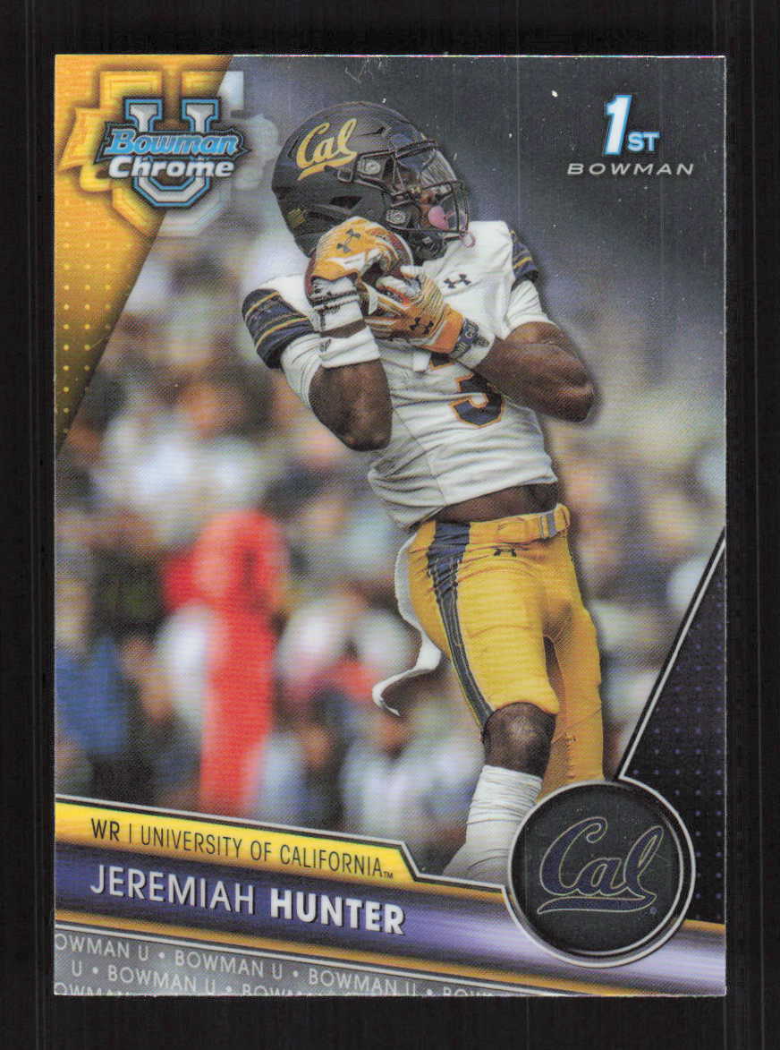 Jeremiah Hunter 1st 2023 Bowman University Chrome California #69 | eBay