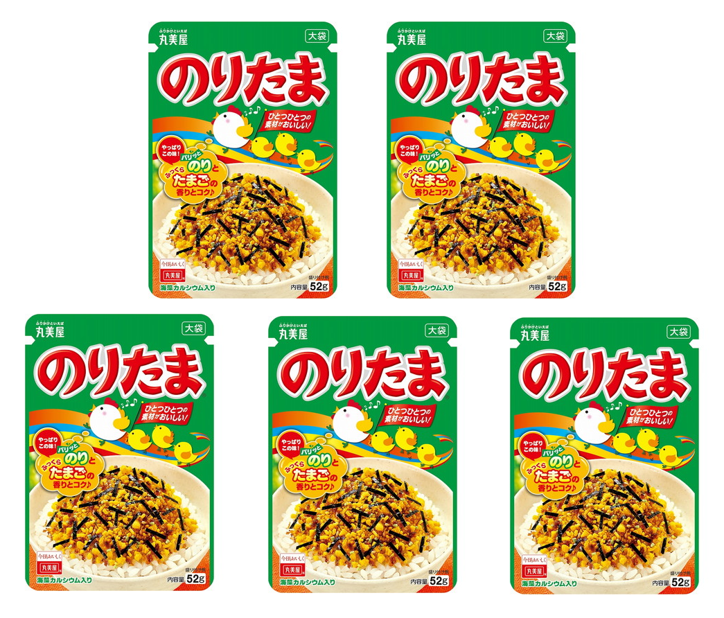 MARUMIYA For Sprinkle Rice Furikake Noritama 52g × 5 Pack Japan import ...