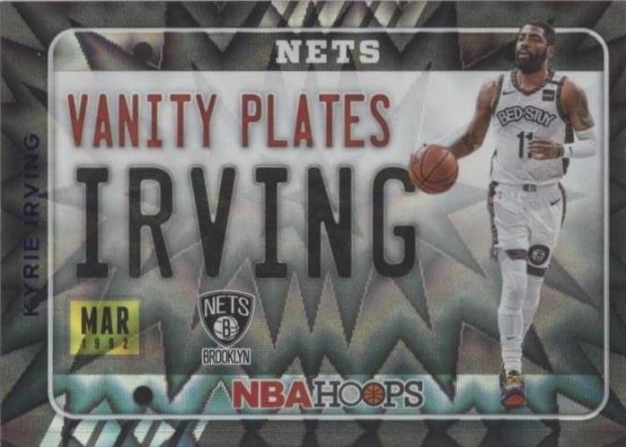 2020-21 Panini NBA Hoops - Vanity Plates Kyrie Irving #11 Purple ...
