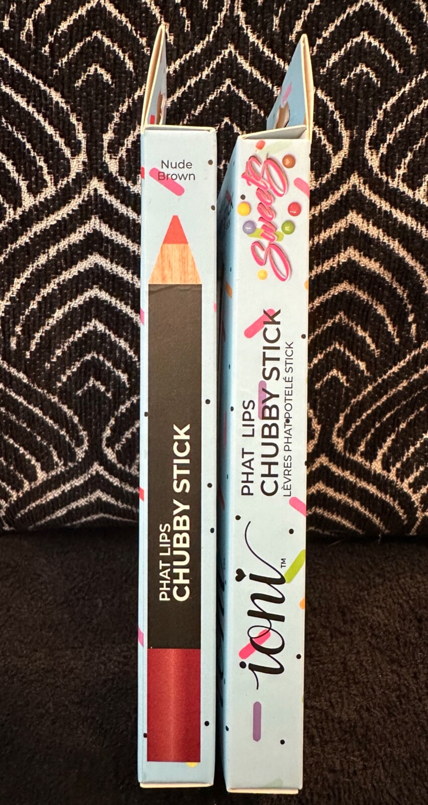 2pk IONI PHAT LIP CHUBBY MAUVE NUDE BROWN MATTE FINISH 2 IN 1 LIP LINER ...