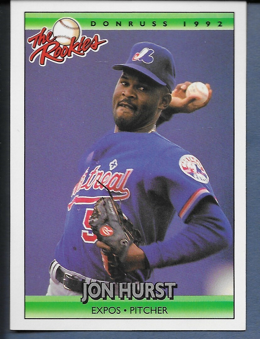 1992 Donruss Baseball The Rookies #57 Jonathan Hurst RC | eBay