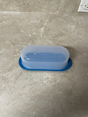 Tupperware Impressions Small Butter Dish Peacock Base Hold 1 Stick ...