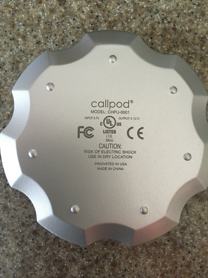 CALLPOD CHPU-0001 with Power Supply Charges Multiple Devices NO ...