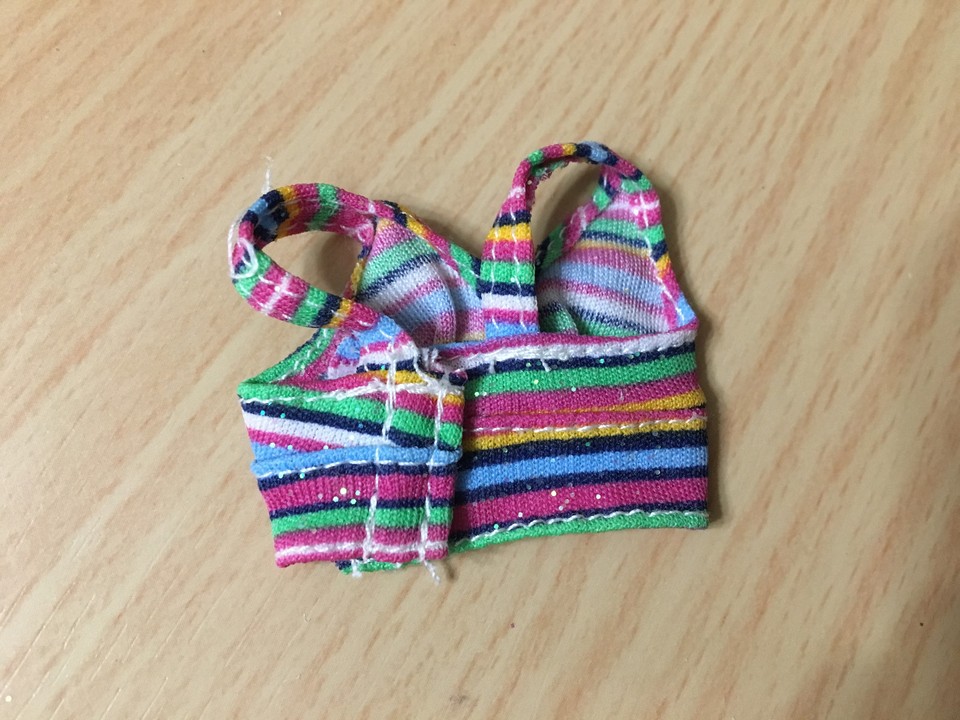 Barbie My Scene Kennedy Growing Up Glam Doll's Outfit Striped Top Rare ...