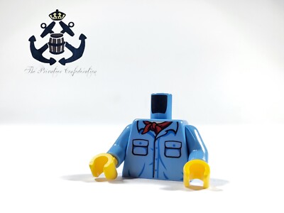 LEGO Minifigure Torso Train Worker Engineer Crocodile Locomotive ...