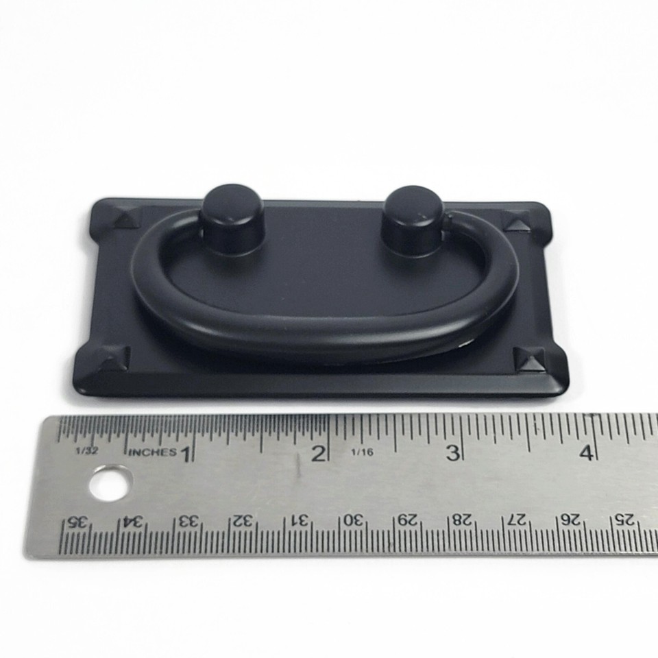 Jeffrey Alexander Drop Bail Drawer Pulls Lot of 6 Black Screws Not ...