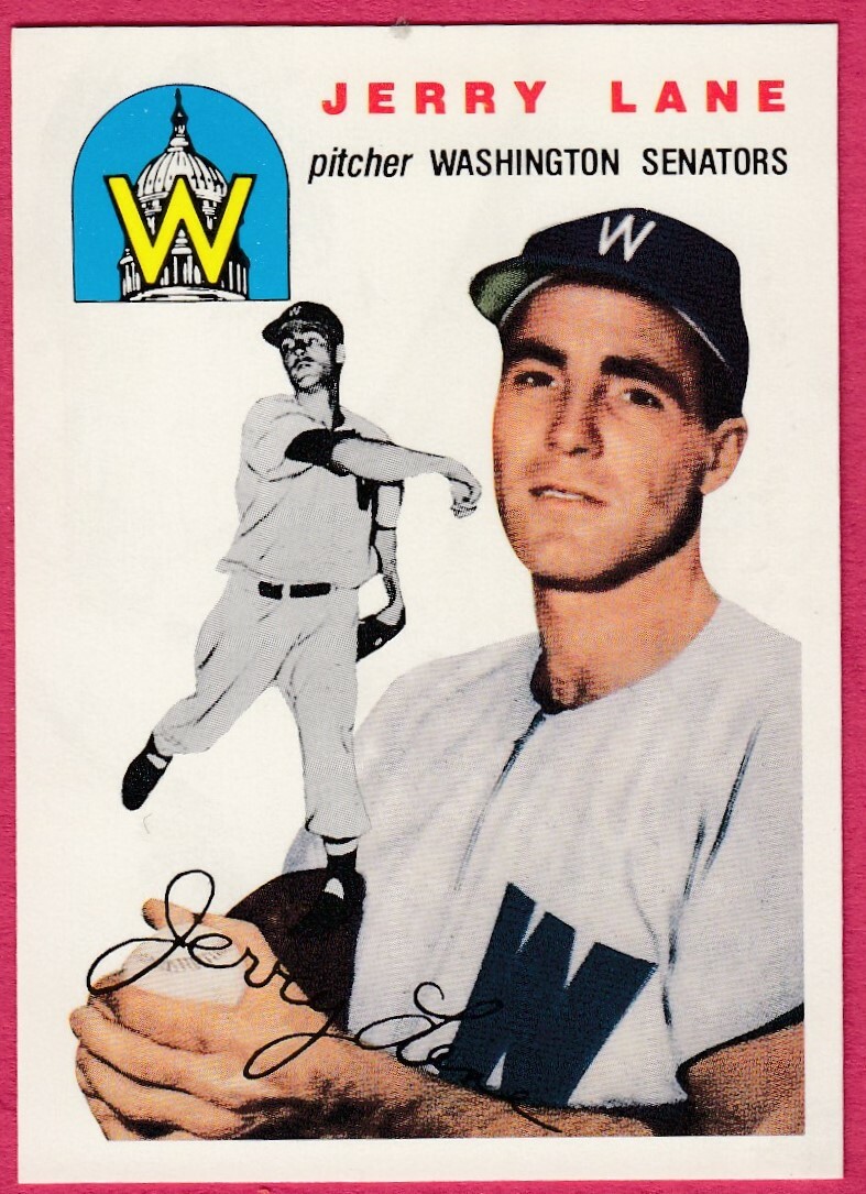 1954 Topps Archives #97 Jerry Lane - Washington Senators | eBay