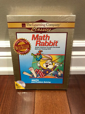 The Learning Company Classics - Math Rabbit 1996 Edition BRAND NEW ...