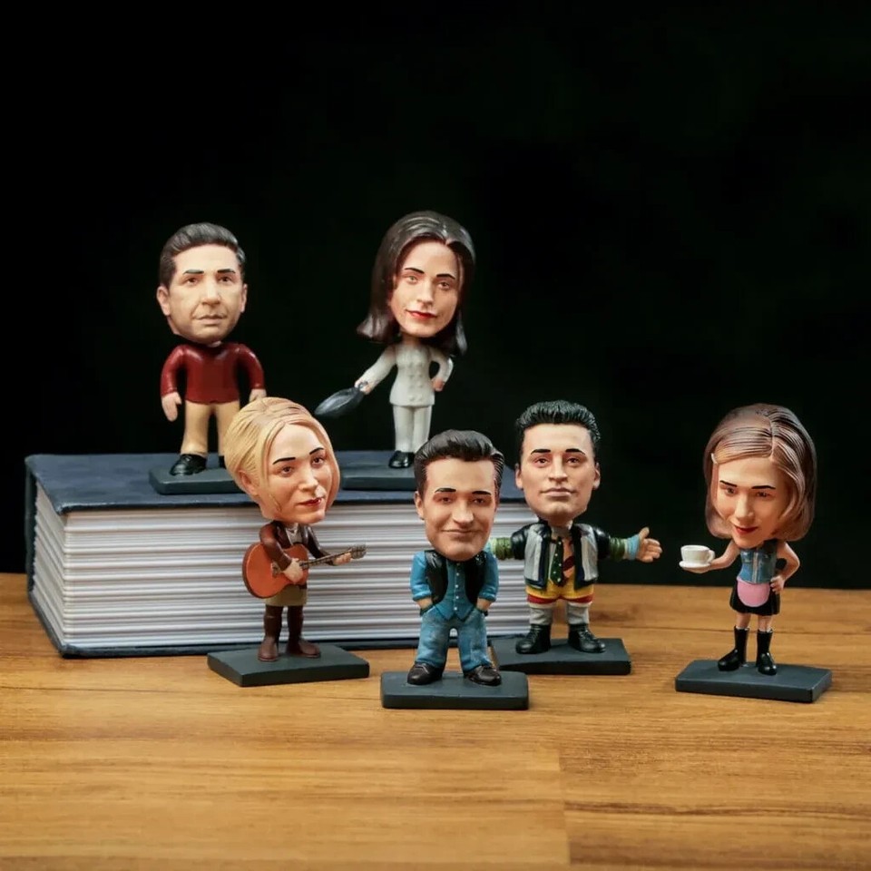 Handmade F.R.I.E.N.D.S. Bobblehead | 10 cms | Action Figure | Friends ...