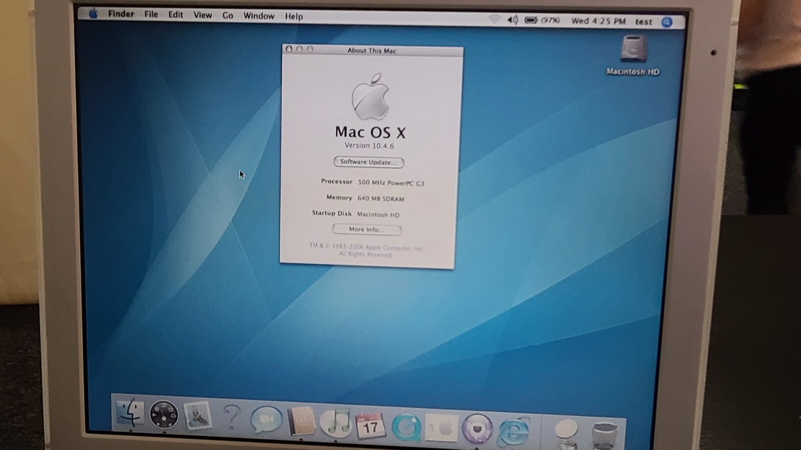 Vintage Apple Ibook Laptop Computer 2001 Model:m6497 G3 | eBay