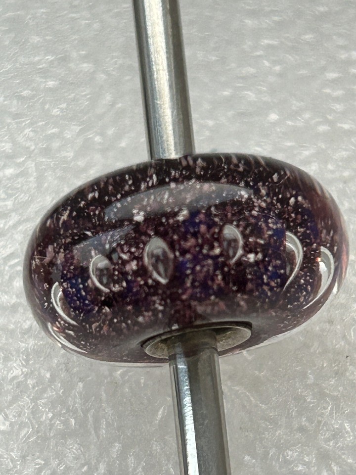 RACHEL BANJO BEADS Lampwork Bead. Compatible with Trollbeads. 16mm x ...