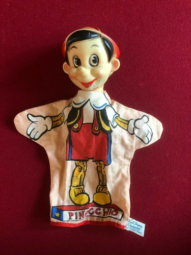 Pinocchio Puppet, Retro Puppet, 50s Puppet, Disney Puppet, Hand Puppet ...