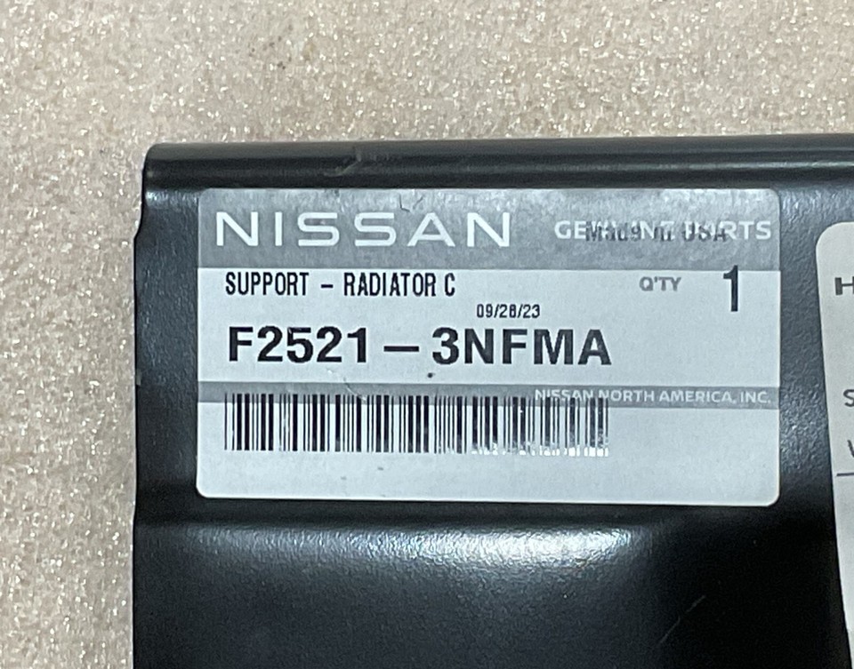 GENUINE NISSAN LEAF 2013-2024 RADIATOR CORE SIDE SUPPORT LH=DRIVER ...