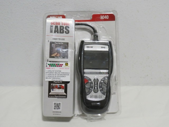 Innova 3040D Scan Tool W/abs Diagnostic Code Reader Obd2 for sale ...