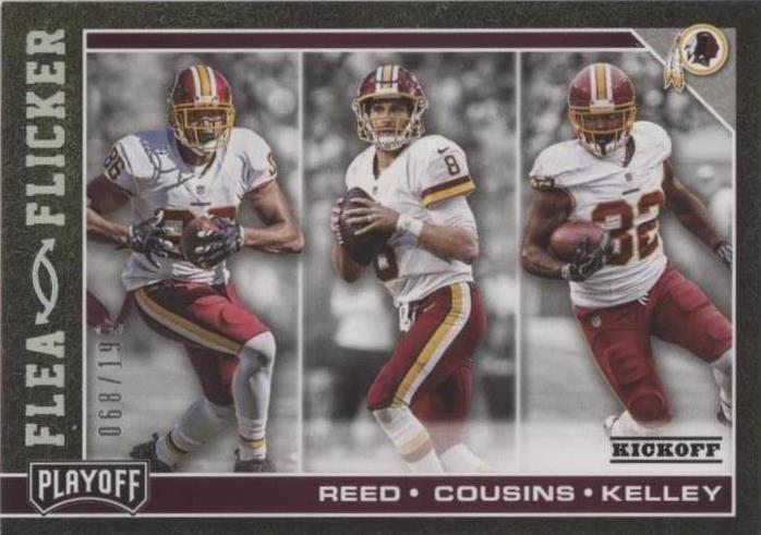 2017 Panini Playoff - Flea Flicker Kirk Cousins, Jordan Reed, Robert ...