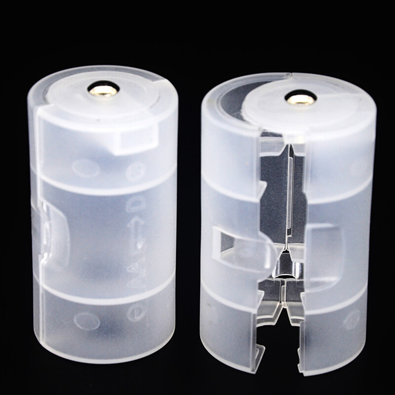 1PCAA To D Cell Size Battery Holder Conversion Adapter Switcher ...