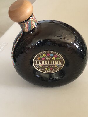 TEQUILA REVOLUCION HAND MADE IN MEXICO TEQUITIME COFFEE CREAM EMPTY ...