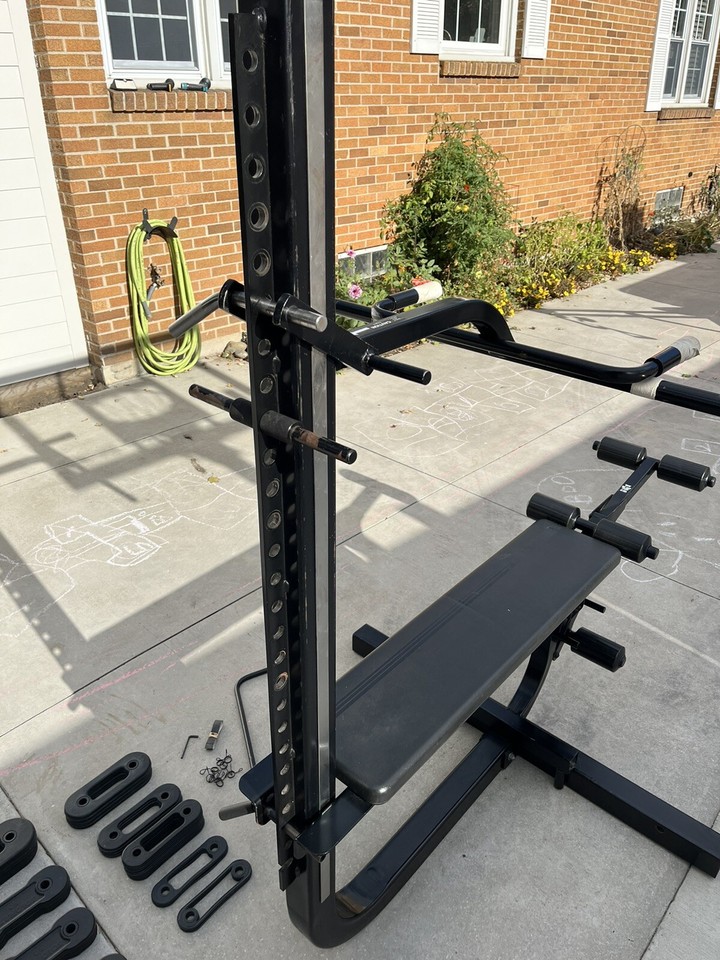 Soloflex Muscle Machine Home Gym Fitness Workout w/Leg Extension + 21 ...