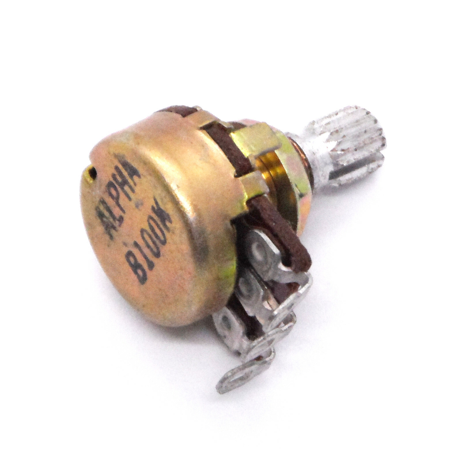 5 Pcs Alpha 100kb / B100K Linear Pot Potentiometer 15mm Shaft 1/4w ...