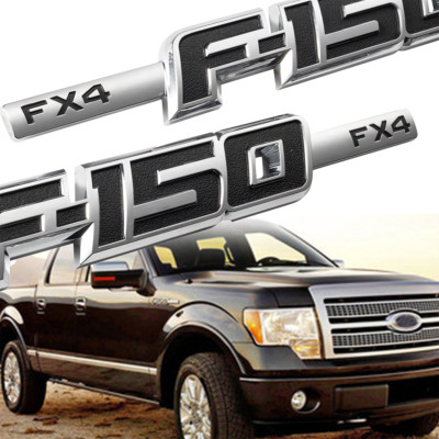 2Pcs For 2009-2014 F-150 FX4 Side Fender Emblems ABS 3D Left & Right ...